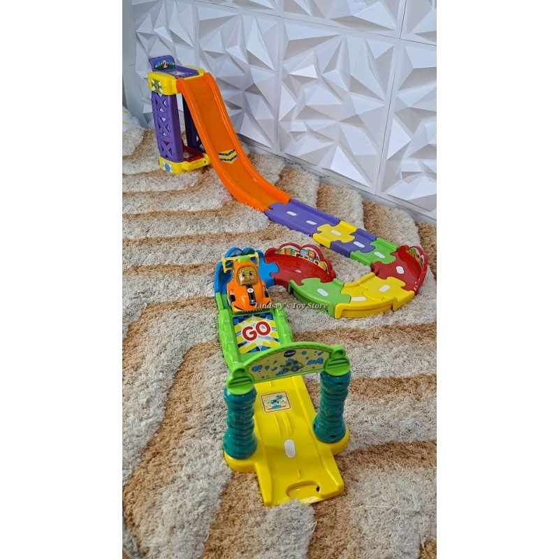 Vtech Go Go Smart WheelsRace Track + Race Car | Shopee Philippines