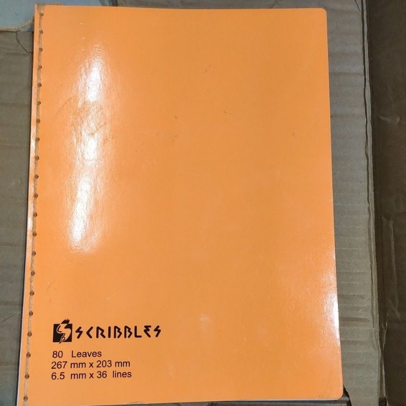Big notebook scribbles paper from japan 80 leaves 1 pad 55 pesos ...