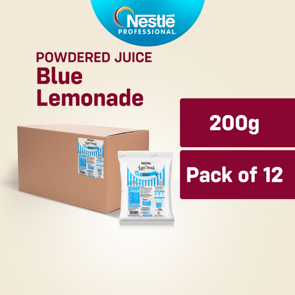 Nestle Blue Lemonade 200g - Pack of 12 | Shopee Philippines