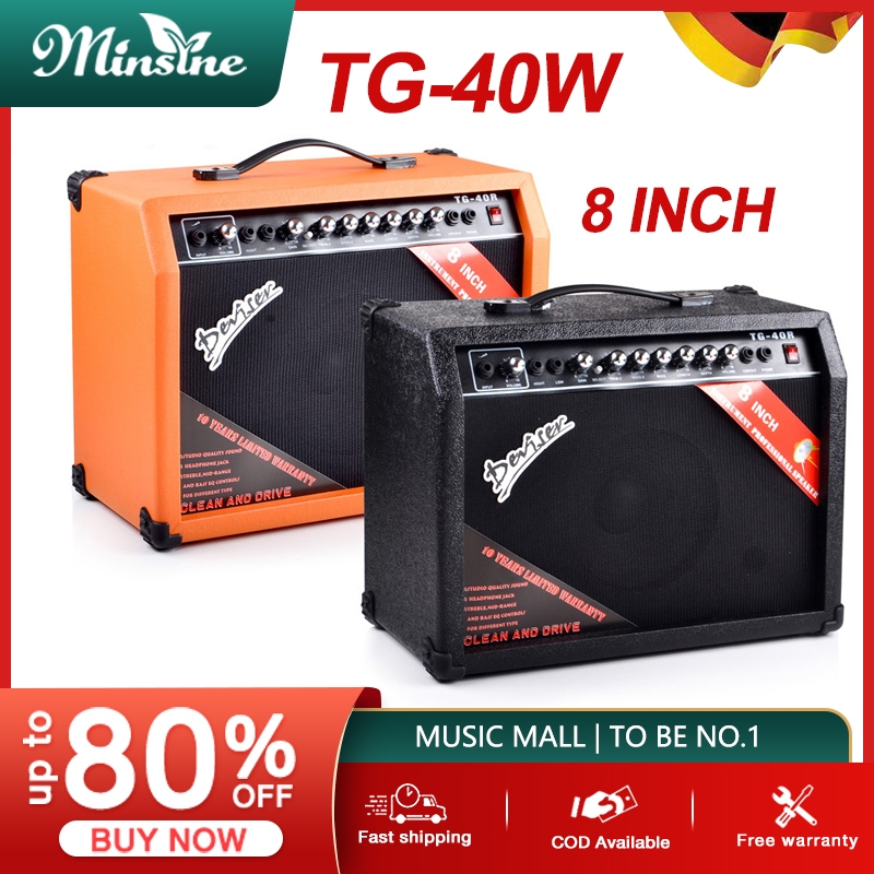 15/30/40W Electric Guitar Amplifier Electric Guitar Amp with Distortion Effects and Speakers ...