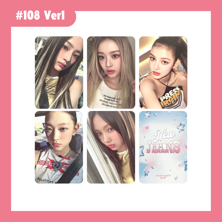 New Jeans Fanmade Photocards Lomo Cards with Backprint Matte Coated ...