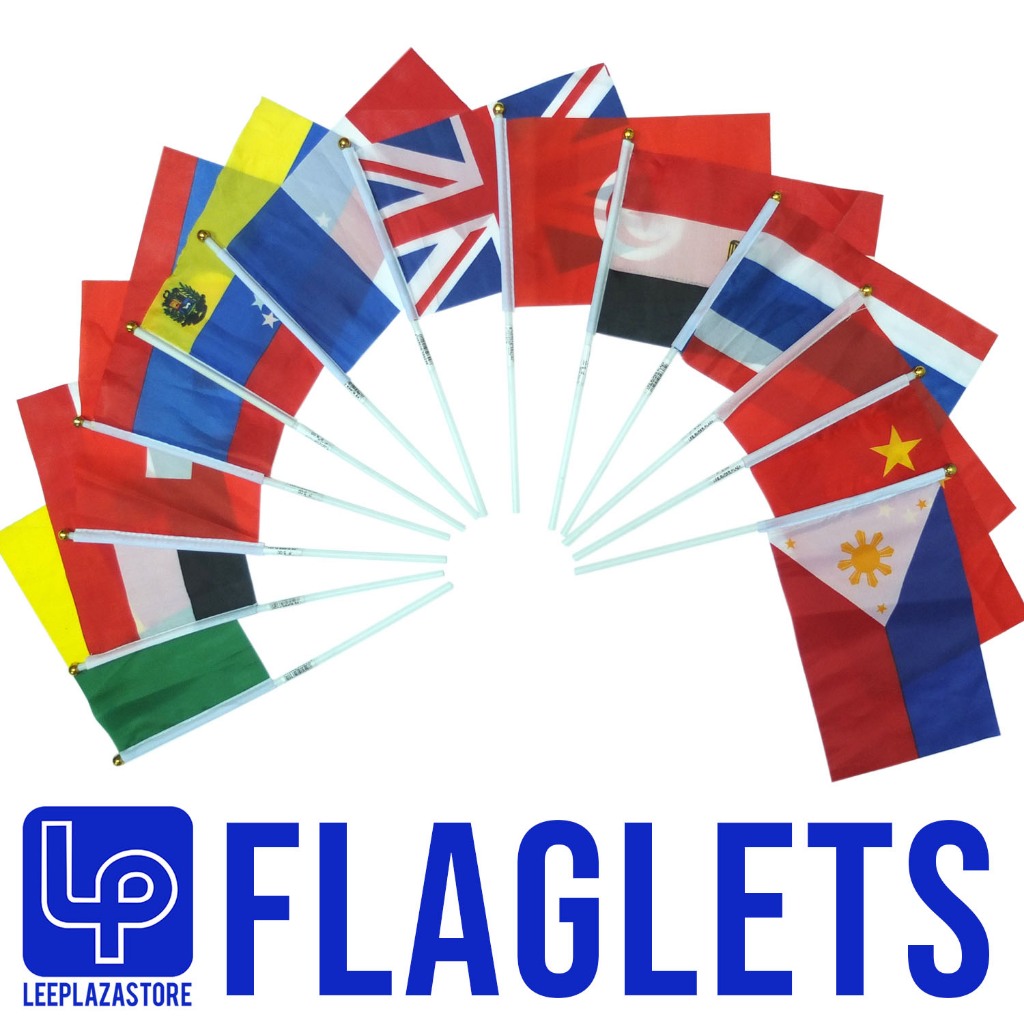 International World Flaglets with stick | Shopee Philippines