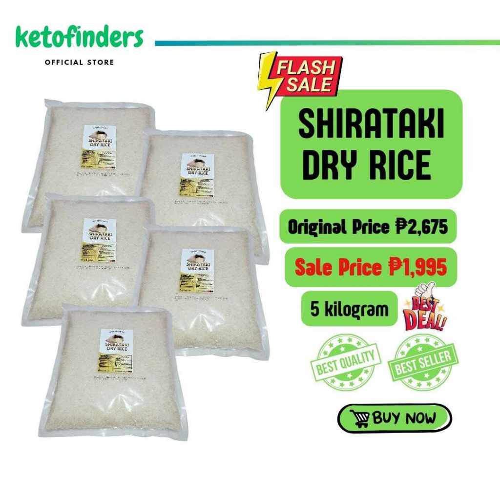 Dry | Dried Shirataki Rice Konjac 5kg (Low-carb/Low Calorie/Diabetic ...