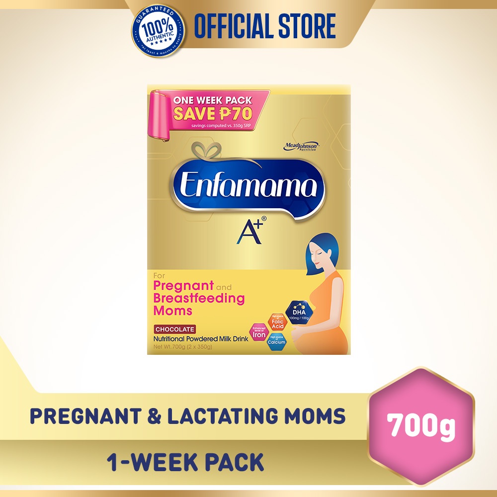 Enfamama A+ Chocolate Pack Powdered Milk Drink for Pregnant and ...
