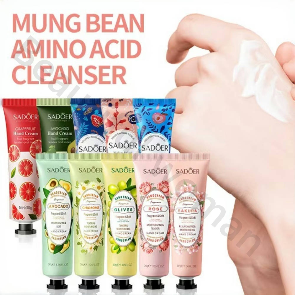 Sadoer Avocado Refreshing Non-Greasy Moisturizing Soft Hand Cream Whitening 30g | Shopee Philippines