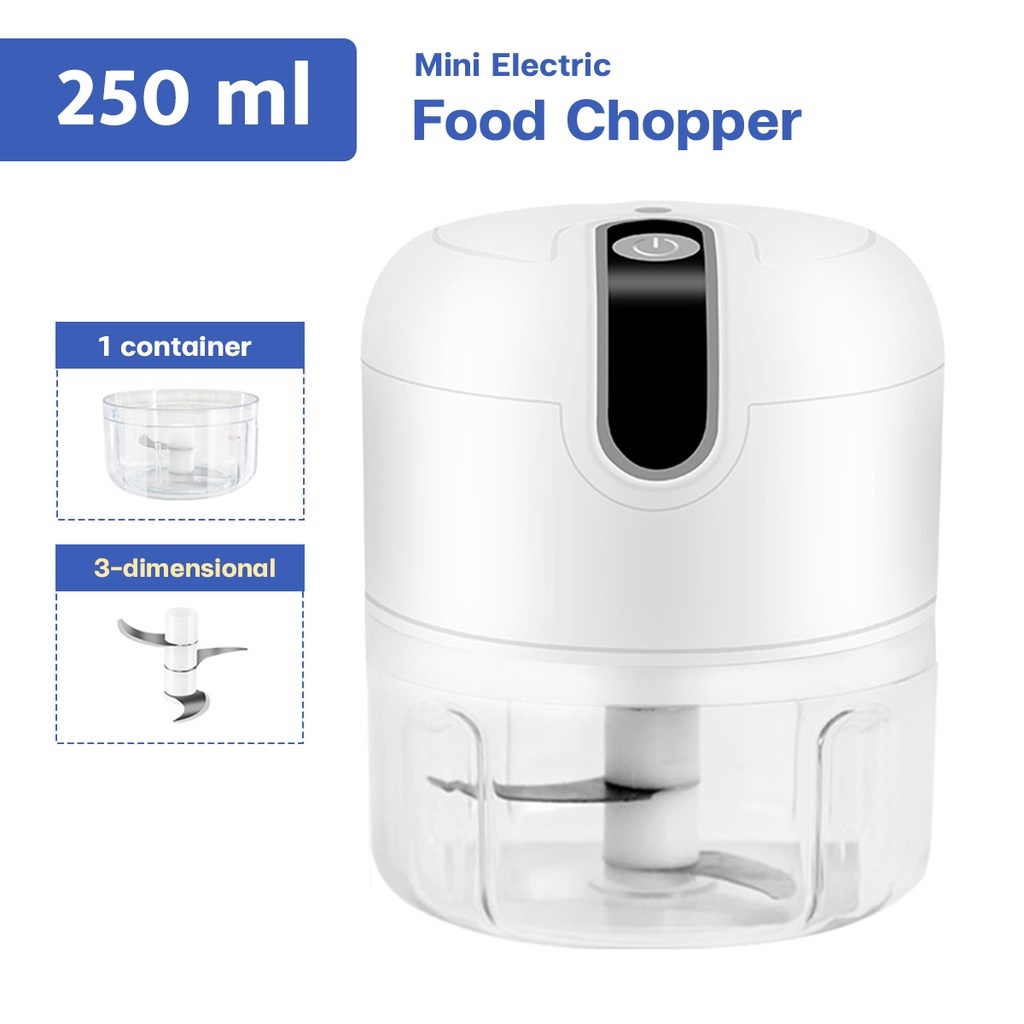 ARC Portable Electric Garlic Masher Mini Food Garlic Vegetable Grinder ...