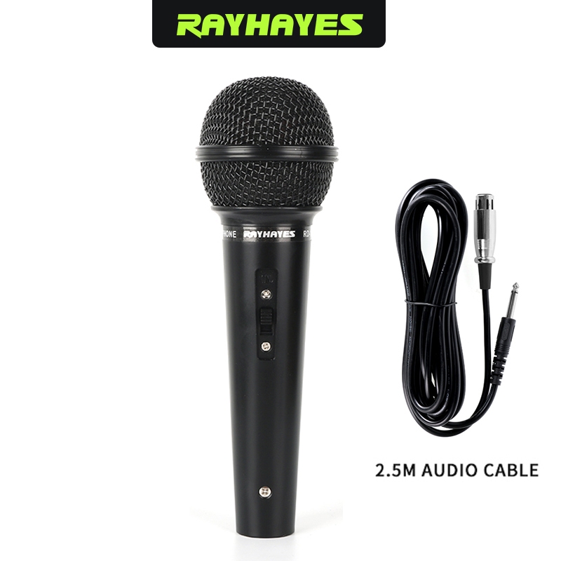RAYHAYES RD-118 High-End Dynamic Wired Microphone For Videoke | Shopee ...