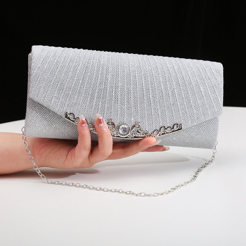 MJ&AJ 6007 Ladies Clutch Bag Party Bridal Wedding Evening Purse Bag ...