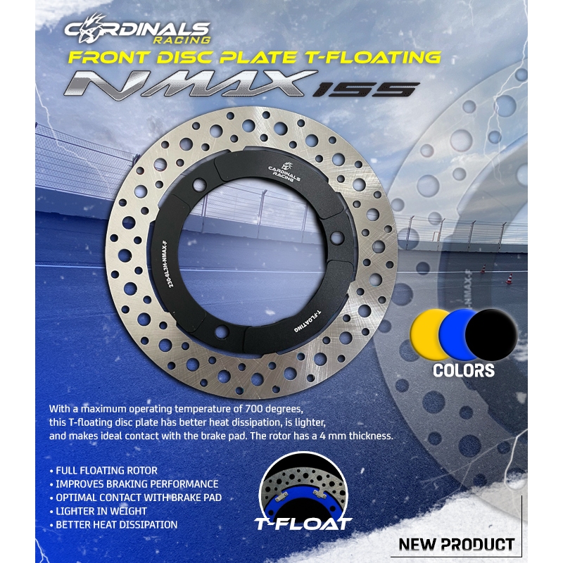 Cardinals Racing - NMAX155 FRONT & REAR Disc Plate T-Floating 230MM ...