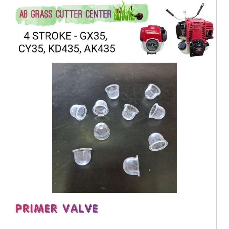 PRIMER VALVE FOR CARBURETOR GX35 CX35 MODEL 4 STROKE GRASS CUTTER BRUSH ...