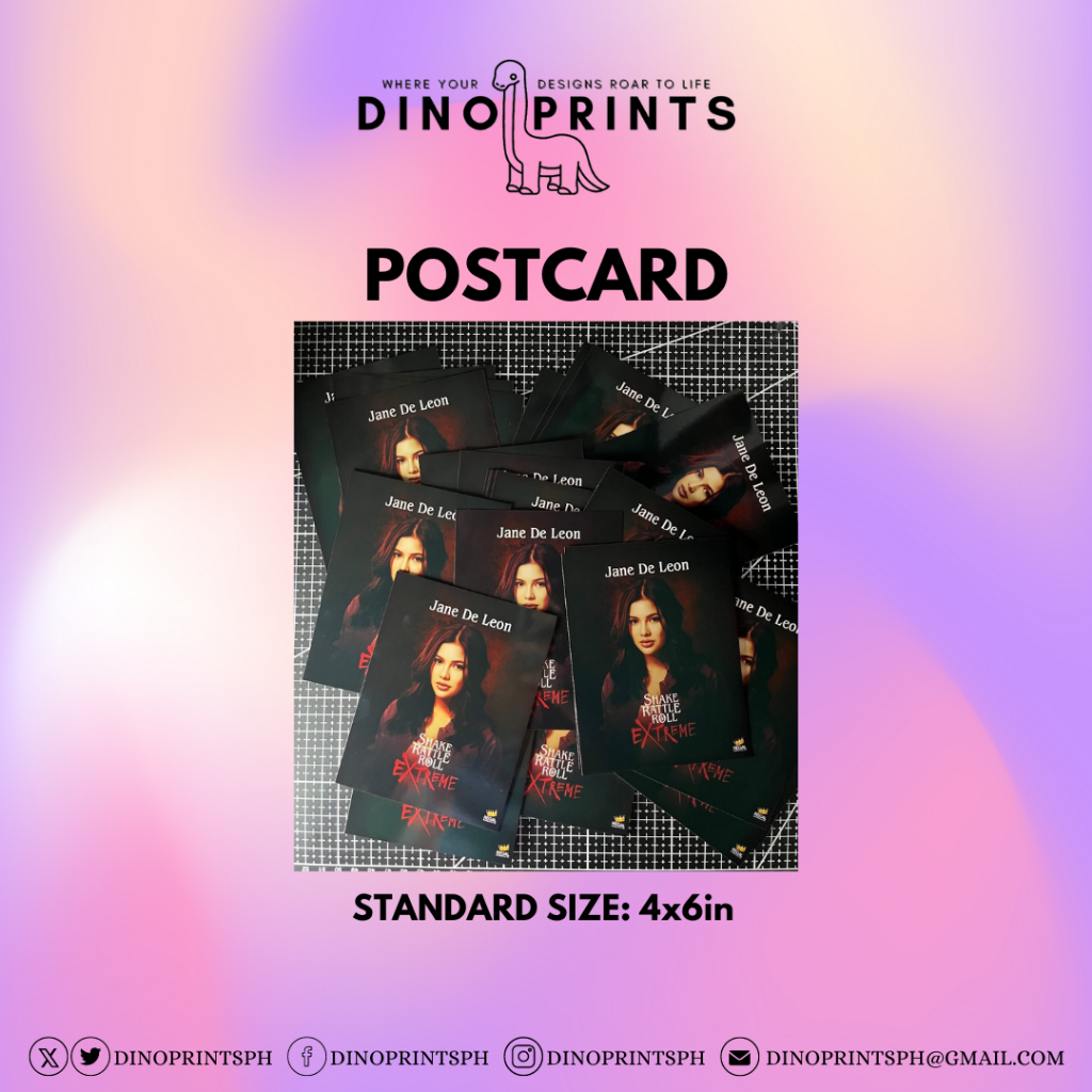 CUSTOMIZED POSTCARD (SET OF 10 PCS) | Shopee Philippines