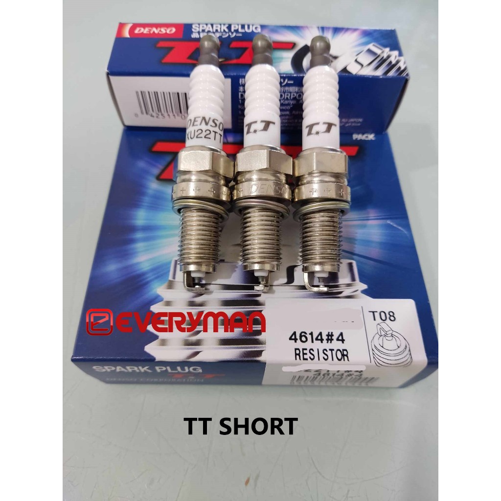 SUZUKI PALETTE TWIN TIP SPARK PLUG SET OF 3. "SHORT TYPE" FOR K6A ...