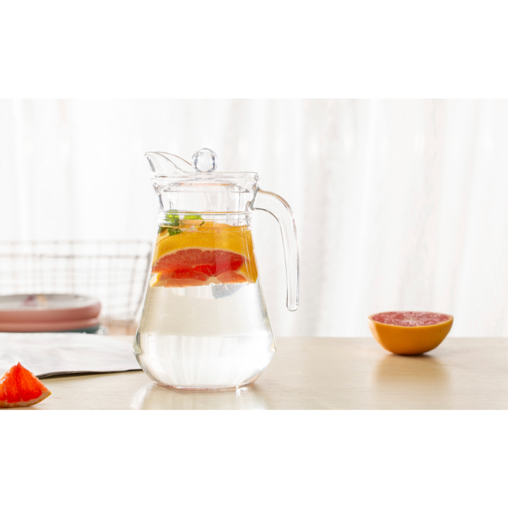 MK GLASS glass pitcher white boiling kettle duck mouth pot cold kettle ...