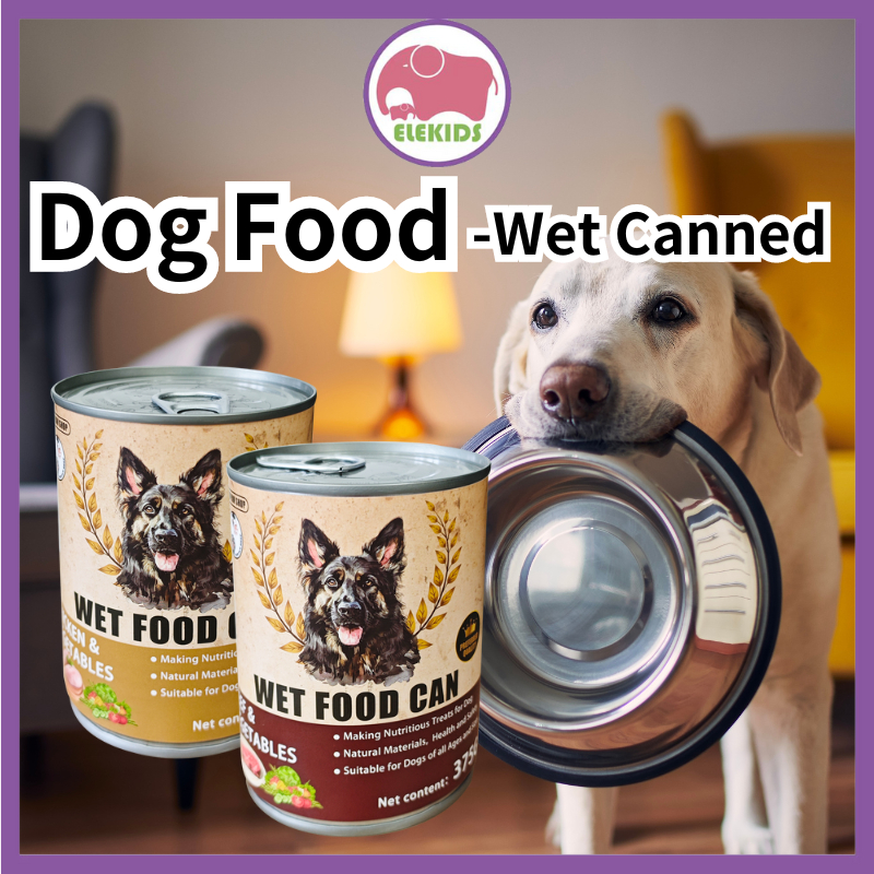 375g Wet Dog Food Can Pure Natural Organic Canned Dog Food Puppy Best Food For Dog | Shopee ...