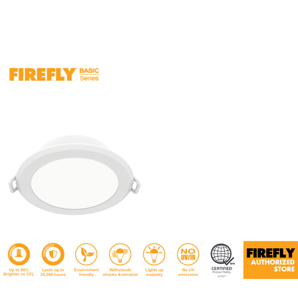 Firefly Basic Series Integrated LED Downlight Model EDL2194 | Shopee ...