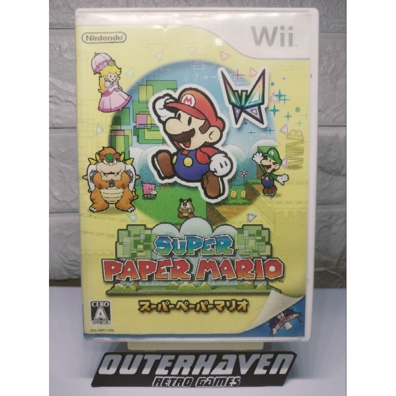 Nintendo Wii Super Paper Mario (JPN Region Lock) | Shopee Philippines