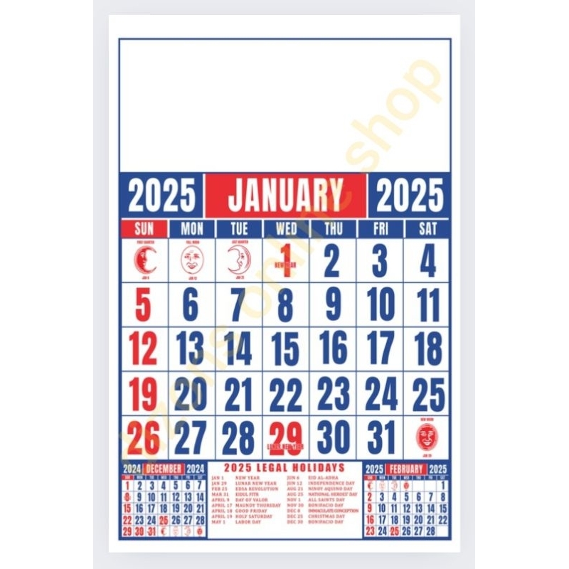 2025 LEGAL SIZE CALENDAR FREE LAYOUT DIGITAL COPY ALSO AVAILABLE ...