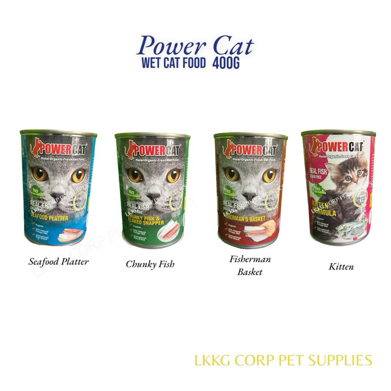 Powercat Organic Grain-free Wet Food 400g | Shopee Philippines