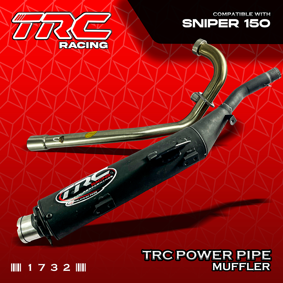 TRC Racing Power Pipe Sniper 150 Muffler Exhaust with Removable ...