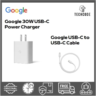 Google 30W USB-C Power Charger/Google USB-C to USB-C Cable | Shopee ...