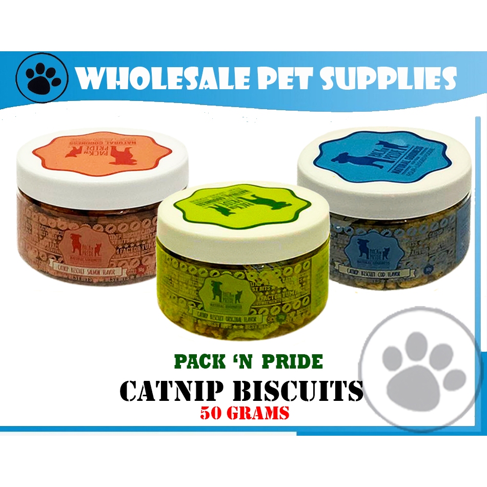Pack N' Pride CATNIP BISCUITS - For Cats | 50g | Shopee Philippines