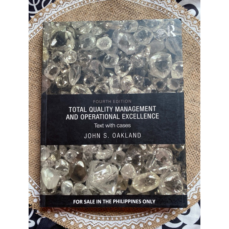 Total Quality Management and Operational Excellence Text with cases 4th ...