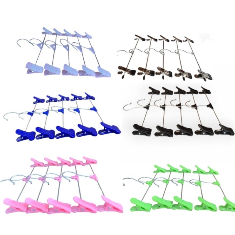 Metal clip hanger (10pcs) | Shopee Philippines