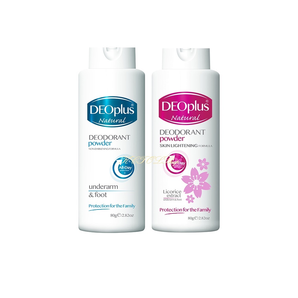 KCT (SOLD PER PIECE) 1 Natural Underarm and Foot Deodorant Powder 80g ...