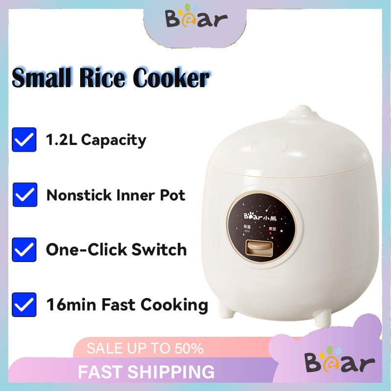 Bear Mini Rice Cooker Electric Cooker Ricecooker 1.2l Multi-Function ...