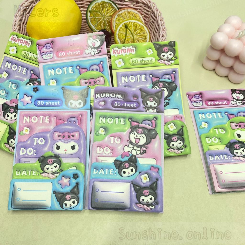 80sheets Sanrio Cute Characters Sticky Notes CY-DC002 | Shopee Philippines