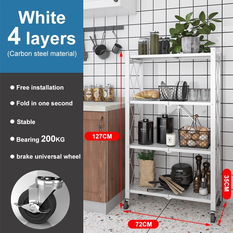 【BUY 1 TAKE 1】6/5 Layer Boltless Rack Steel Rack Metal Shelf Stante ...