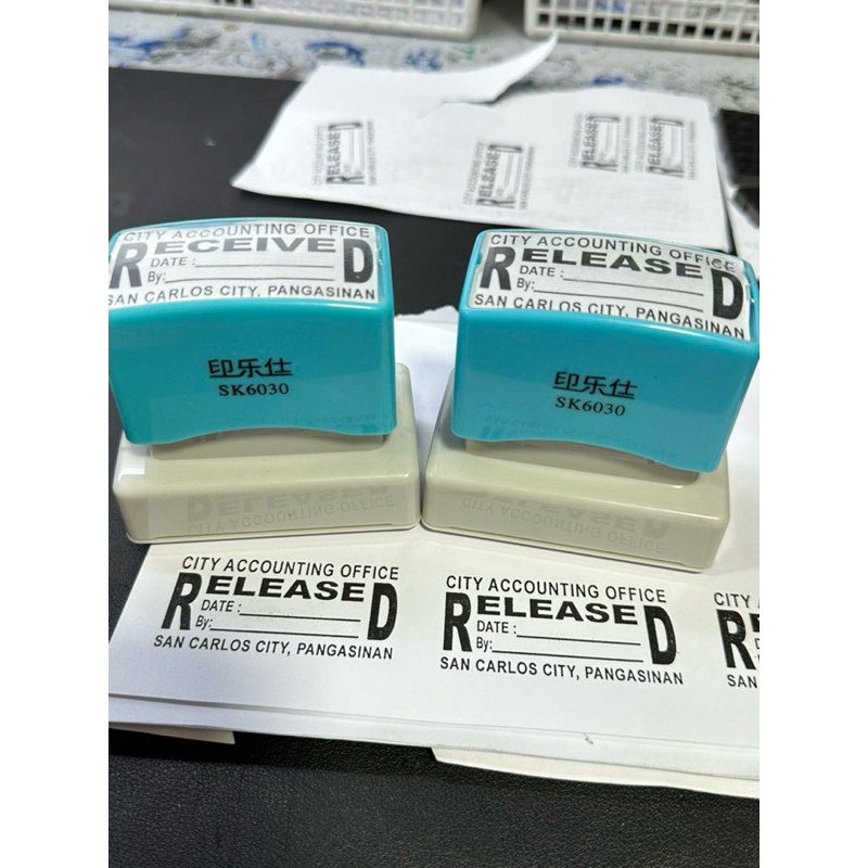 30x60SK PERSONALIZED SELF INKING STAMP | Shopee Philippines