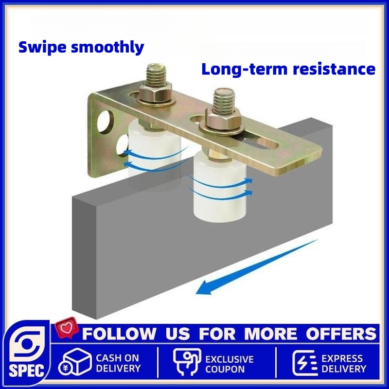 SPEC nylon guide wheel sliding gate top guide nylon rollers with L ...