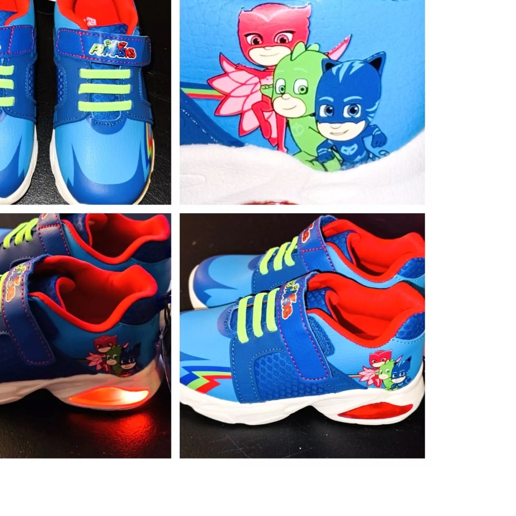 PJ Masks Toddler Boys License Light Up Athletic Sneaker, Sizes 5-12 ...