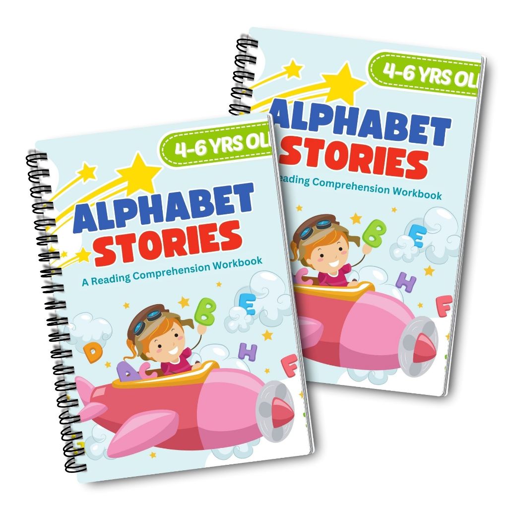 A5 Alphabet Stories A Reading Comprehension Workbook for Kids ...