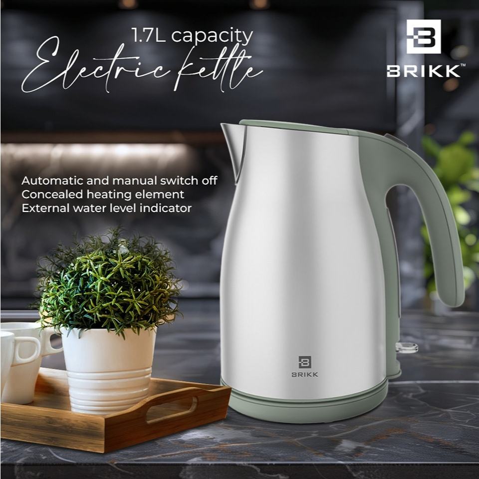 BRIKK 1.7L Stainless Steel Kettle | Shopee Philippines