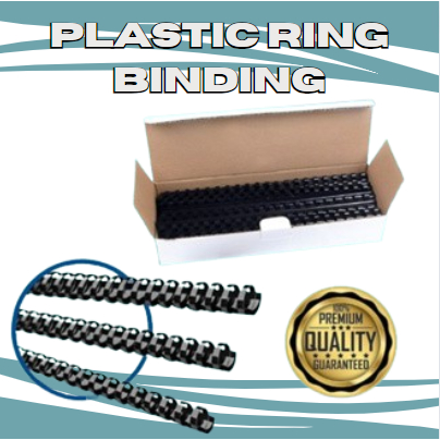 (100pcs) QUAFF Plastic Binding Ring A4 Size 8MM, 10MM, 12MM, 14MM ...