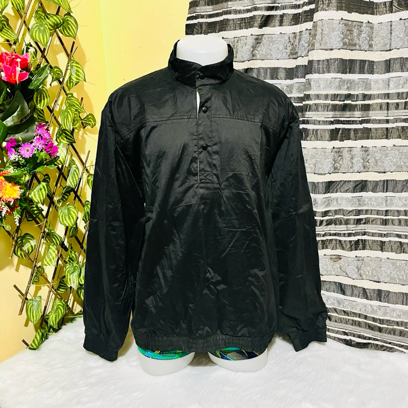 SUNICE HARRINGTON WINDBREAKER WEATHERPROOF BUTTON JACKET COAT VINTAGE ...