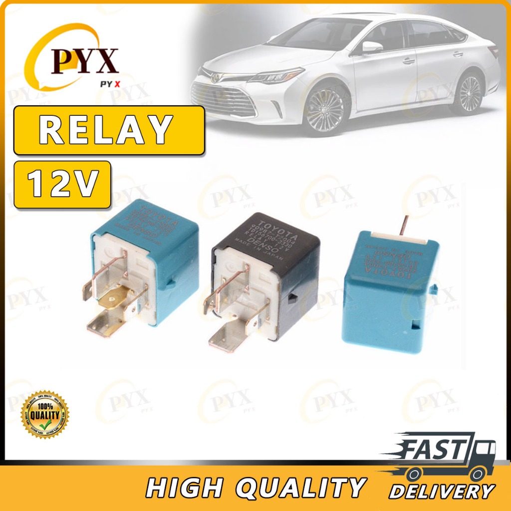 DENSO Power Relay 12V 4Pin 5Pin 90987-02025 156700-2540 90987-T2004 ...