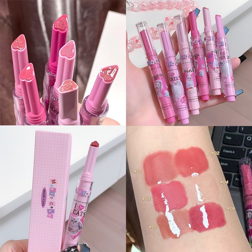 Cappuvini/ Cappuvini Milk Tea Watermelon Solid Lip Gloss Beep Lip ...
