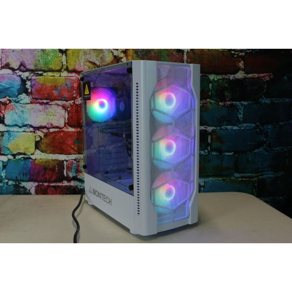 Custom White Gaming Desktop PC Intel i7 Quad 8 GB 1 TB Nvidia Quadro ...