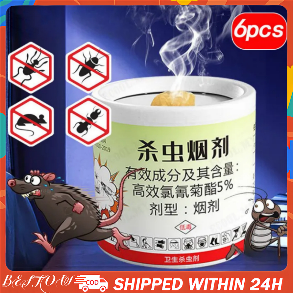 6pcs Powerful Smoke Insecticide Herb Repellent Insecticide Cockroach ...
