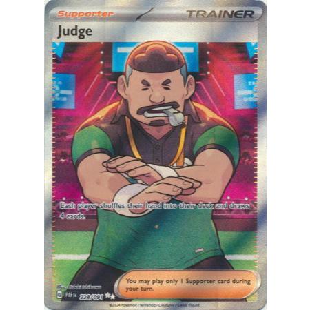 Judge - 228/091 - Illustration Rare Paldean Fates (Pokemon Trading ...