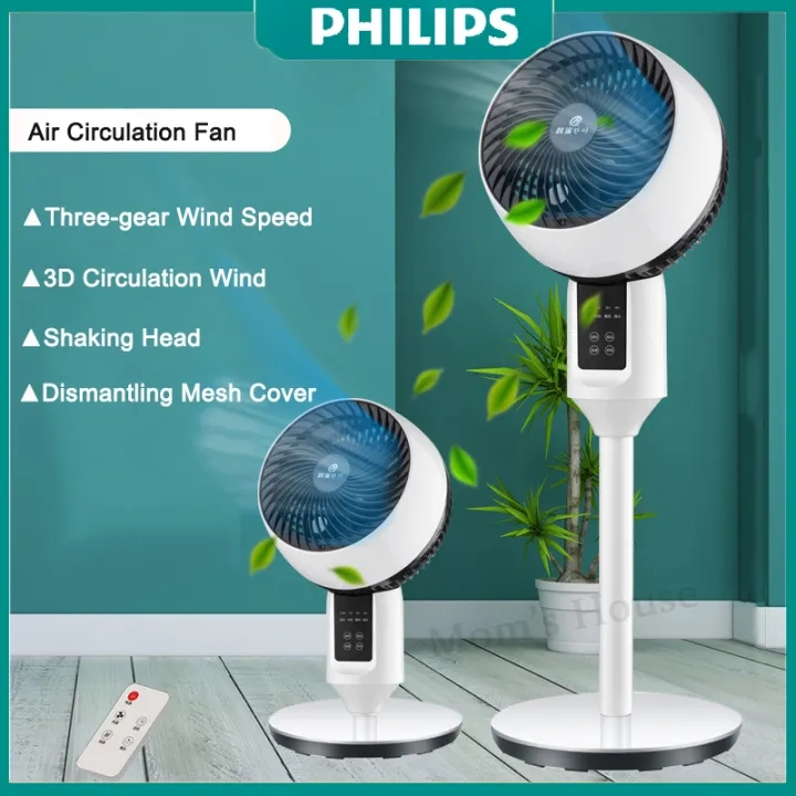 Philips Remote control Electric Fan Air Stand Fan Circulation Fan ...