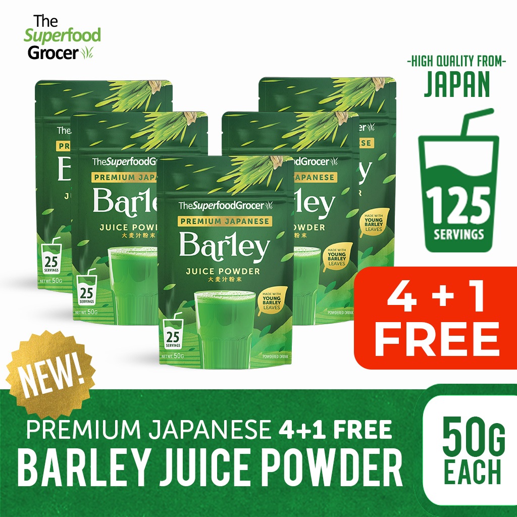 The Superfood Grocer Premium Barley Grass Juice Powder 50g | Shopee ...