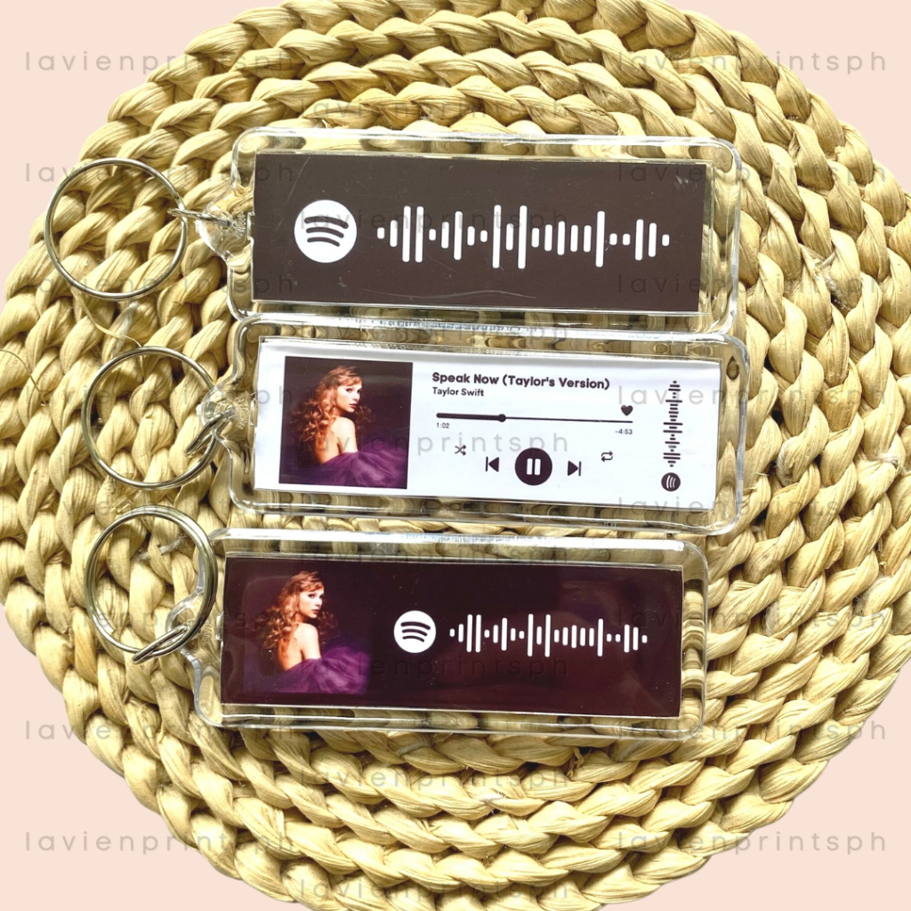 keychain with spotify qr code (long) | lavien prints | Shopee Philippines