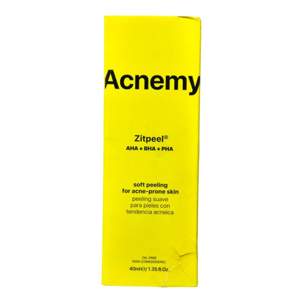 Acnemy Zitpeel, AHA + BHA + PHA, Soft Peeling for Acne-Prone Skin, Oil ...