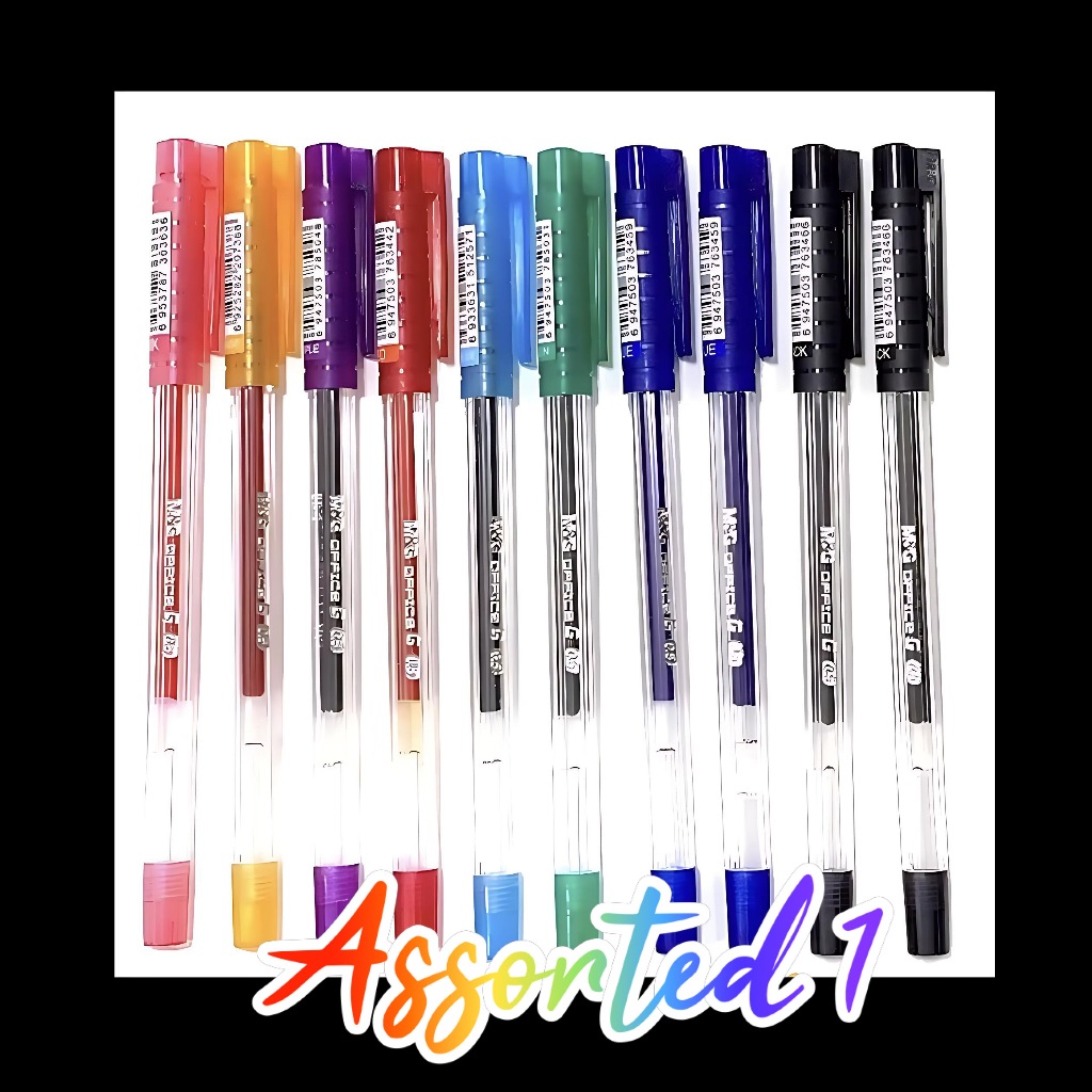 M&G Office Gel Pen 10 pieces colored gel pen plus free pen different ...