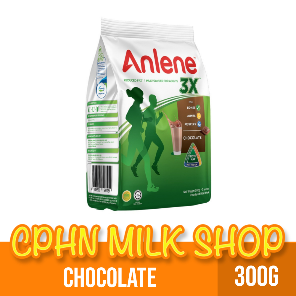 Anlene 3X Adult Milk Powder Chocolate 300g | Shopee Philippines