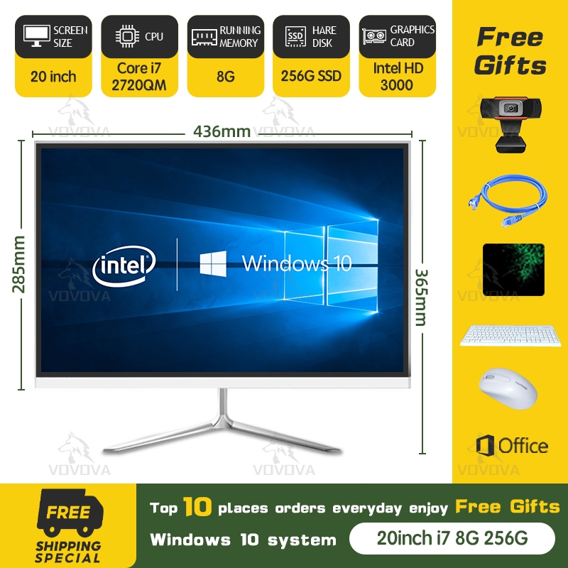 VOVOVA All In One Pc Desktop Computer | Shopee Philippines